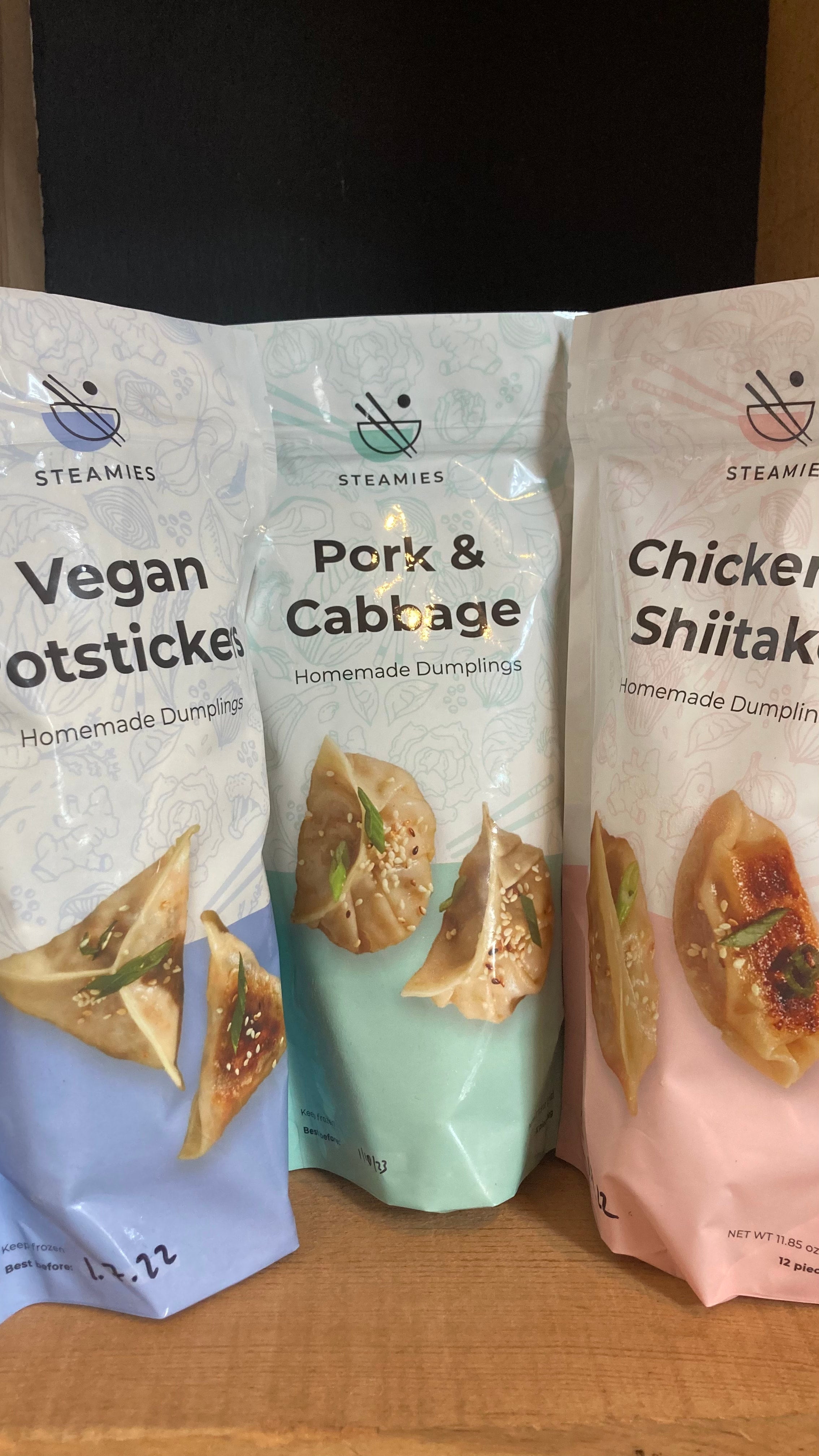 STEAMIES frozen dumplings (cooked) | Hayley's Grains